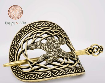 Tree of Life Hair Pin - Etsy