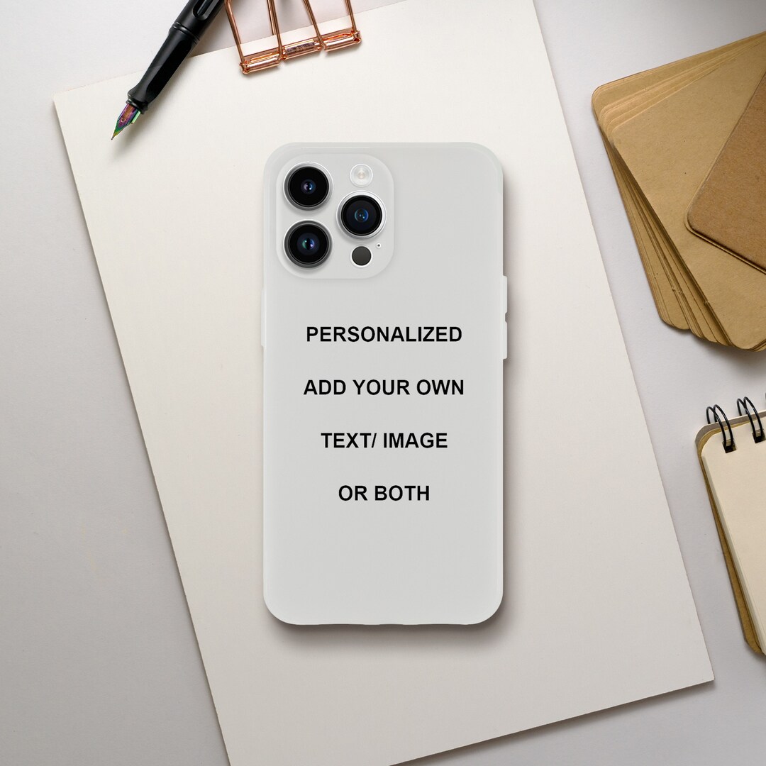 Personalized Custom Text Case for Samsung & iPhone 15 14 13 12 Galaxy S23 Plus Ultra S22 S21 FE ...