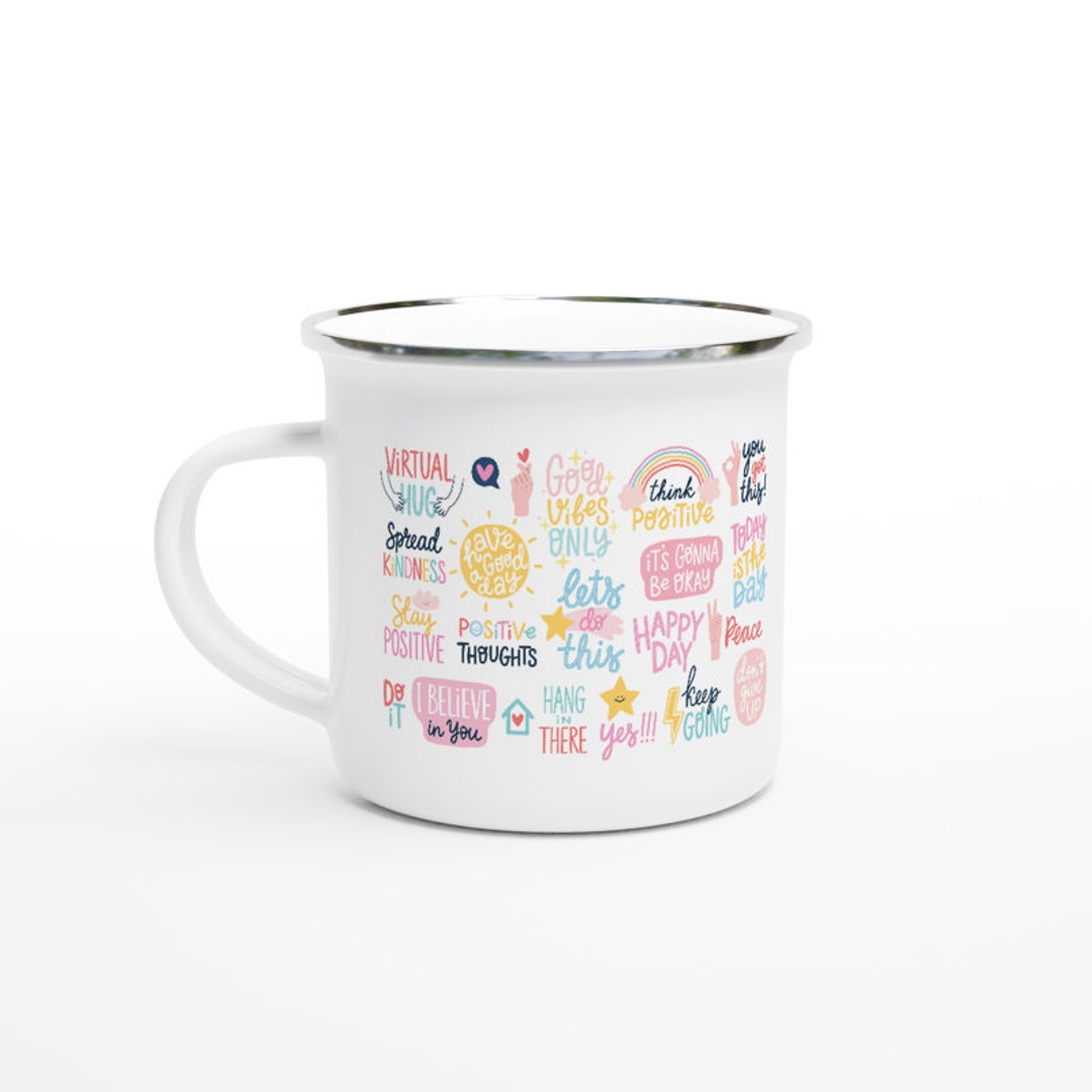 Enamel Mug - Personalized White Enamel Mugs | Custom Enamel Mugs,print ...
