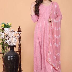 Indian Women Traditional Chikankari Work Designer Arrival - Etsy