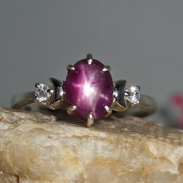 Star Ruby Ring - Etsy