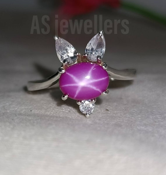 Purple lindy star ring store