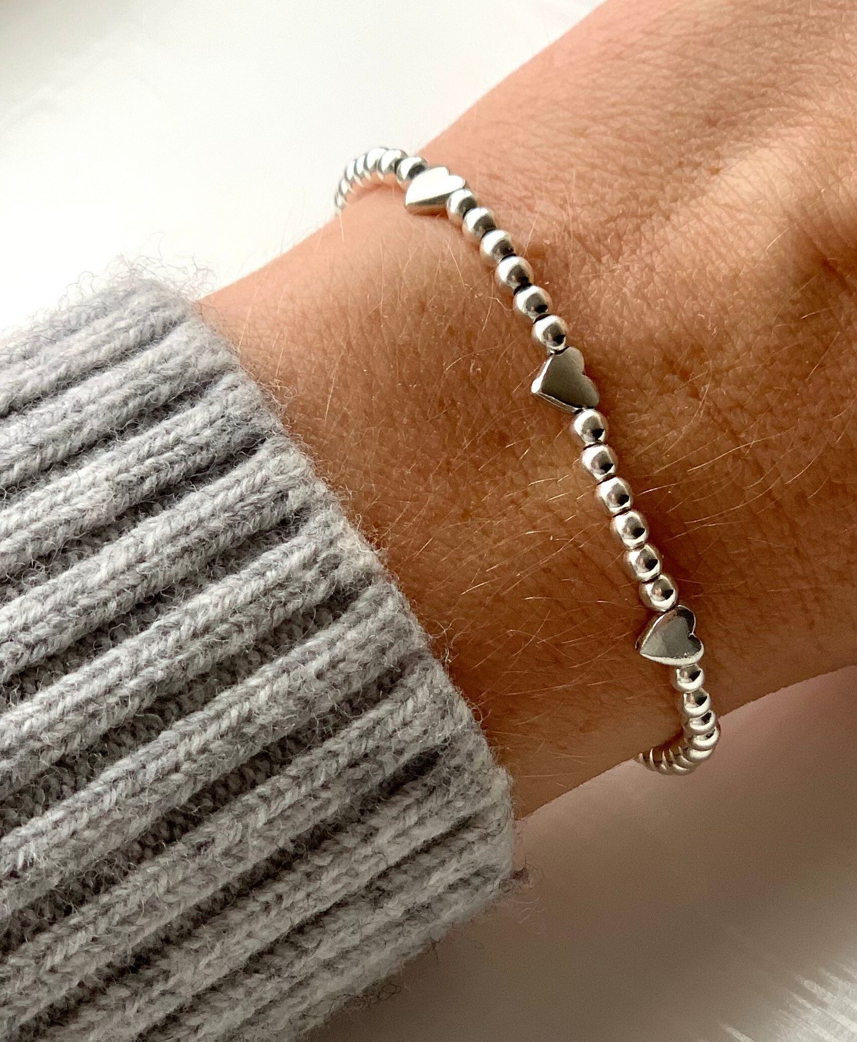 Mum Silver Bracelet Mum Gift Thank You Mum Mother Gift | Etsy