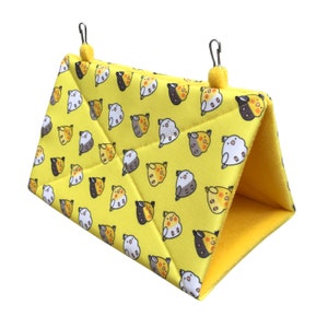 Cockatiel Bird Snuggle Hut, Sleepy Hut, Bird Tent, Bird Bedding, Plush ...