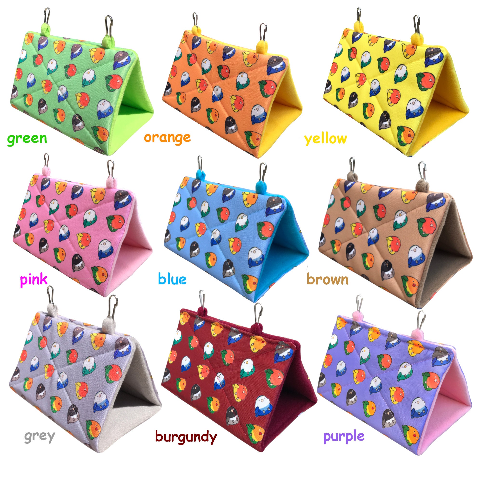 Lovebird Bird Snuggle Hut Sleepy Hut Bird Tent Bird - Etsy