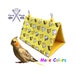 Cockatiel Bird Snuggle Hut, Sleepy Hut, Bird Tent, Bird Bedding, Plush ...