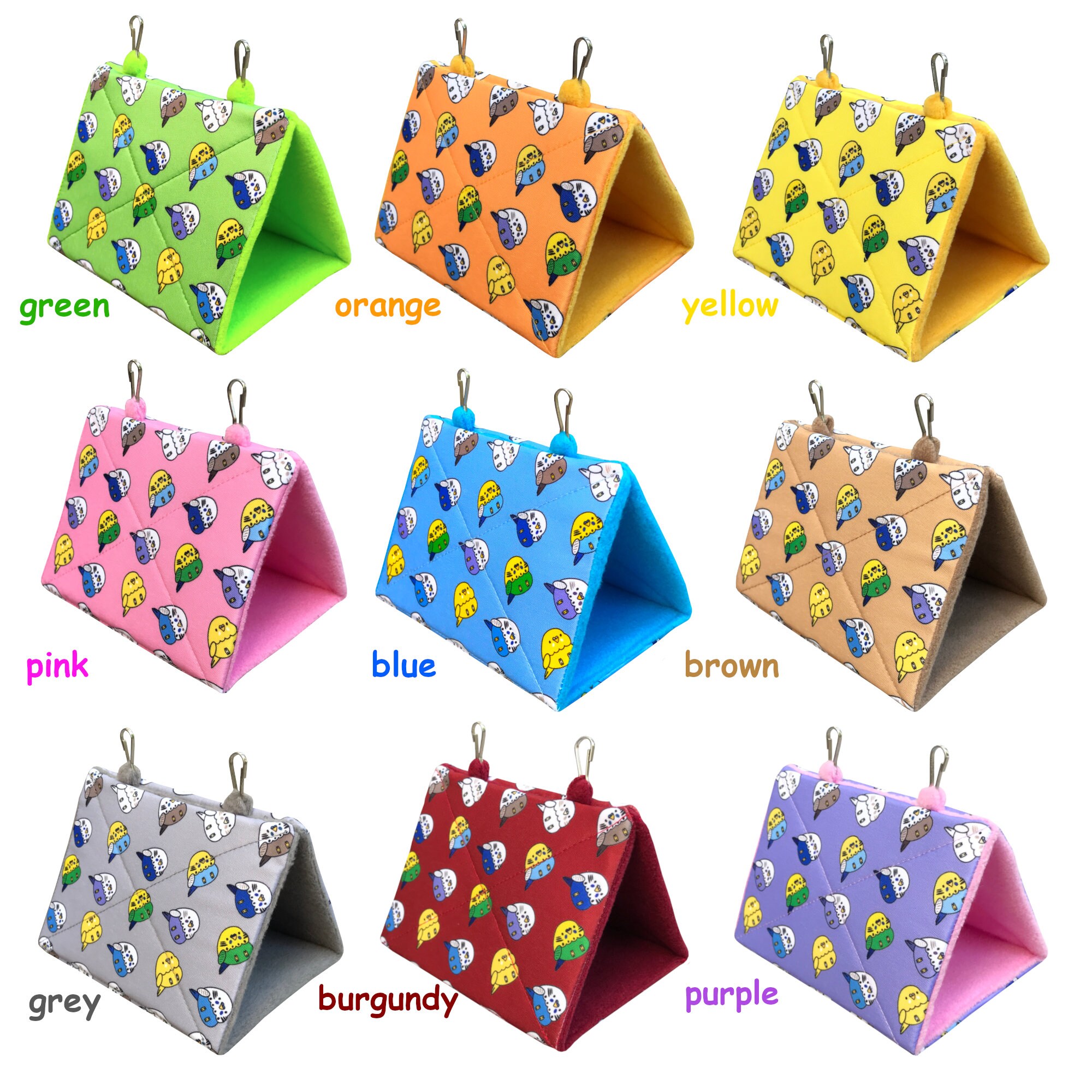 Budgie Bird Snuggle Hut Sleepy Hut Budgerigar Bird Tent - Etsy