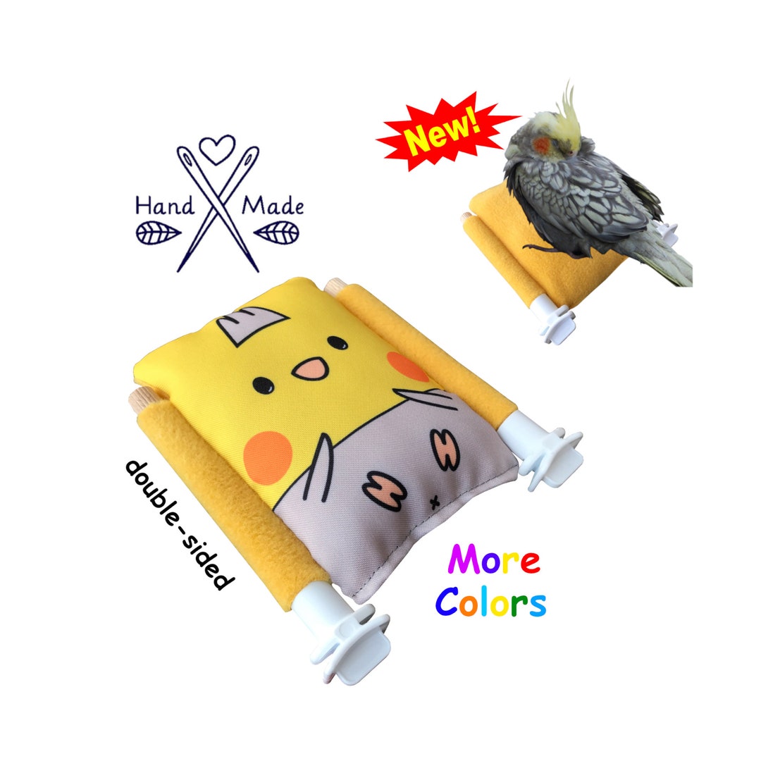 Parrot Snuggle Perch Bed: Fleece Bird Pillow, Cage Cozy Cushion - Etsy