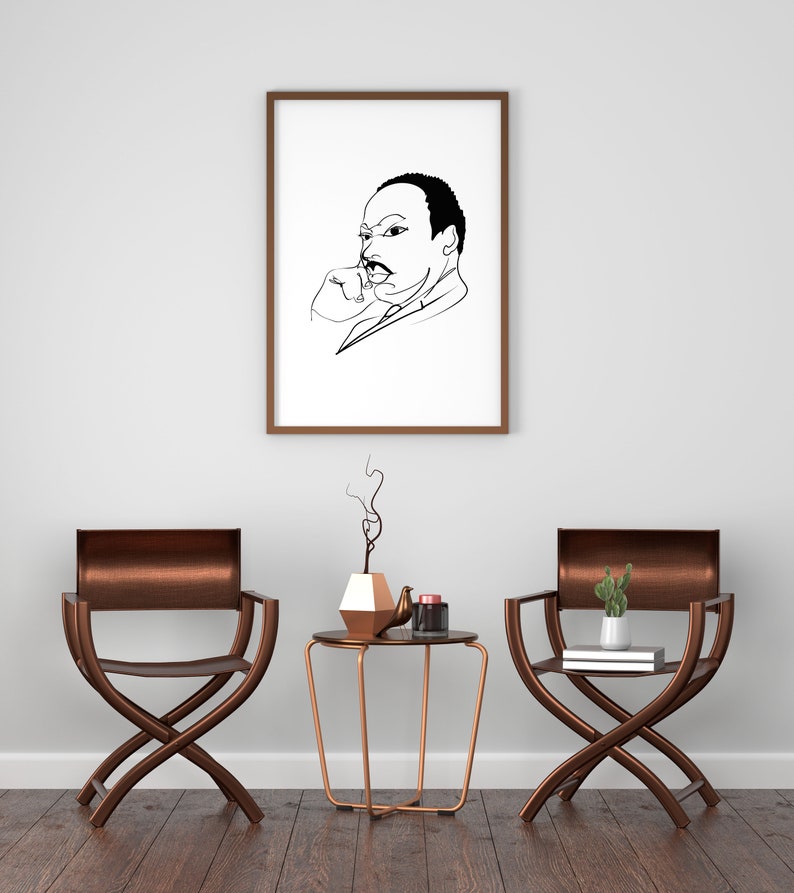 Martin Luther King Jr. Abstract Political Art BLM Printable - Etsy