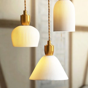 Creative Ceramic Pendant Light Retro and Modern Living Room - Etsy