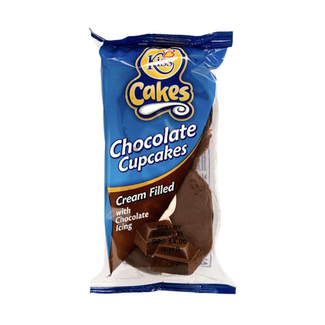 Kiss Cake - Chocolate Icing Cupcake Imported From Trinidad - Etsy