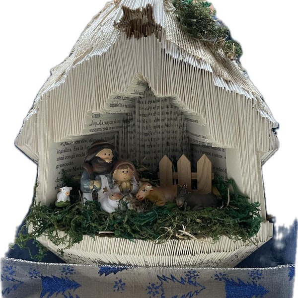 Book Folding Nativity - Etsy