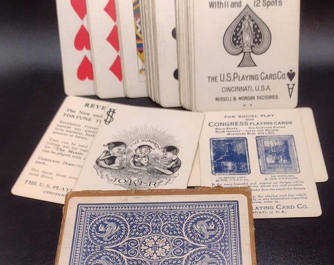 Five Hundred Playing Cards, Air-500 Cushion, 11 and 12 Spots, for 500 ...