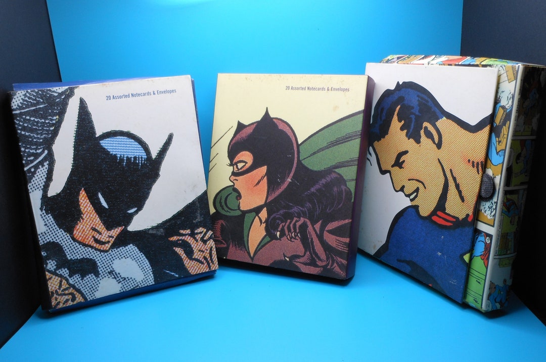 Blank Greeting Cards 36 Retro DC Comics Iconic Superhero Vintage - Etsy
