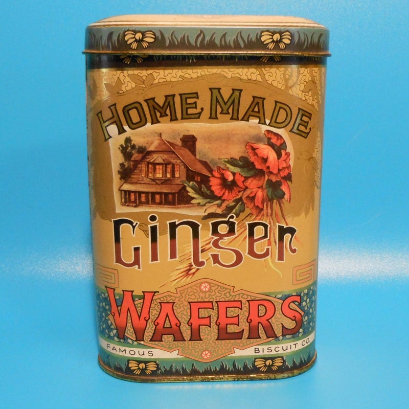 Ginger Wafers Tin - Etsy