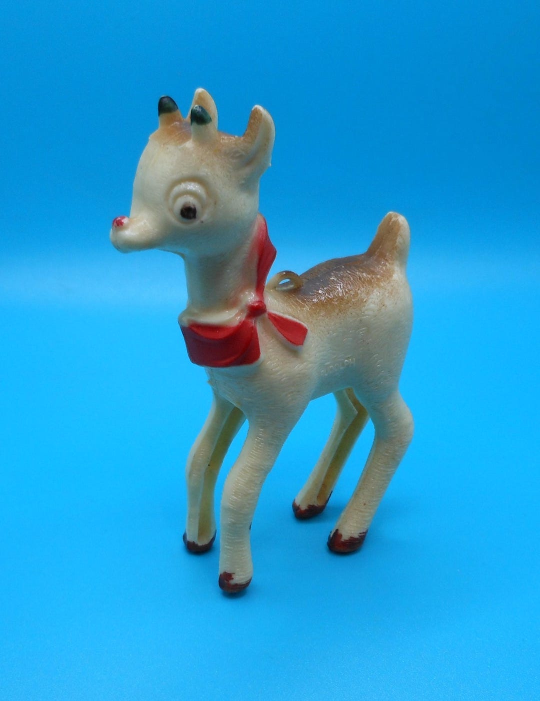 Rudolph the Red Nosed Reindeer Vintage celluloid/plastic Christmas ...