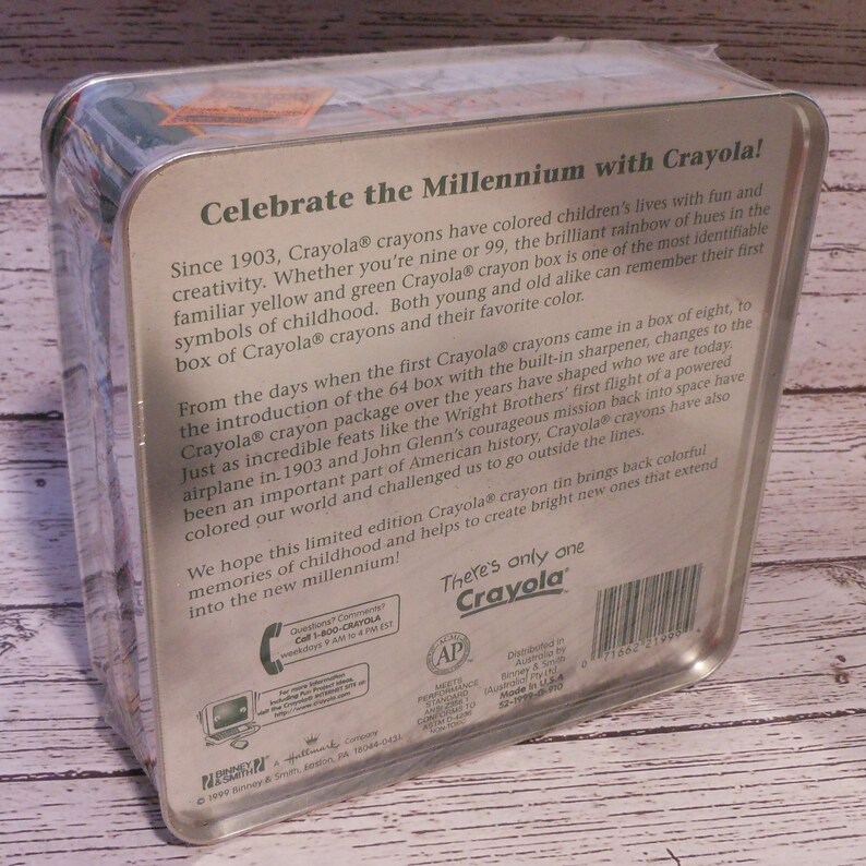 Crayola Millennium Special Edition Vintage 1999 Original Shrink Wrap - Etsy