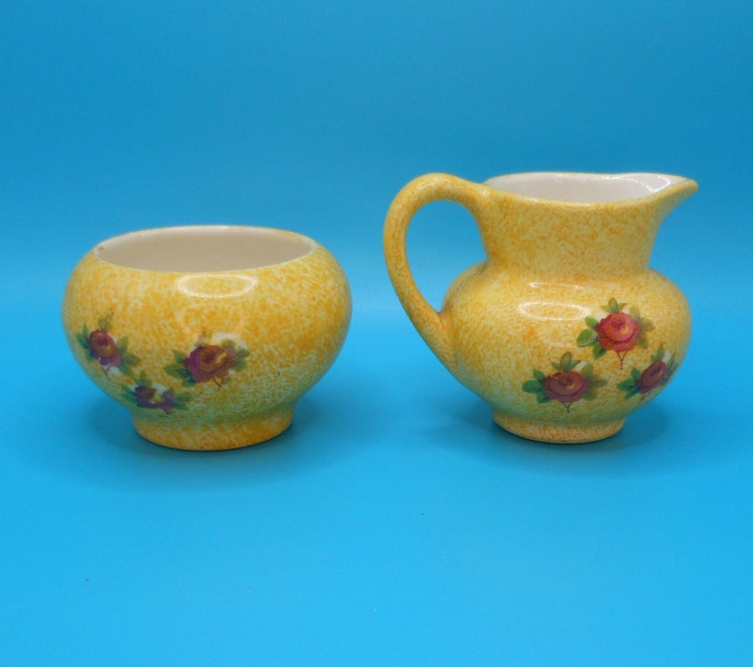 Sugar and Creamer Lancaster Sandland Ltd. Hanley England English Ware ...