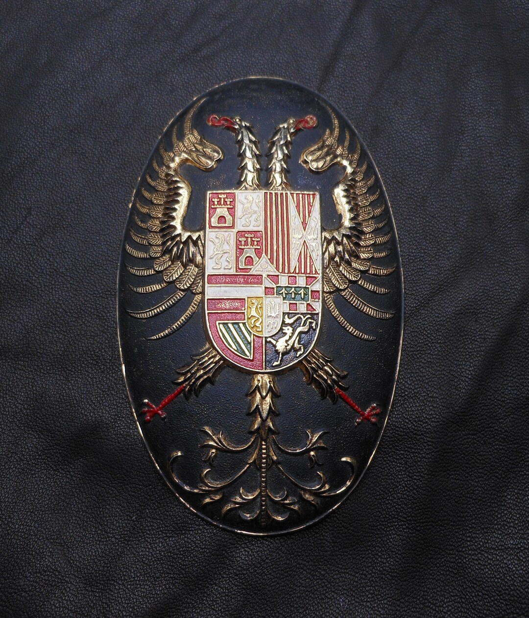 Vintage Double Headed Eagle/dragon Heraldic Charge Looking for a Proper ...