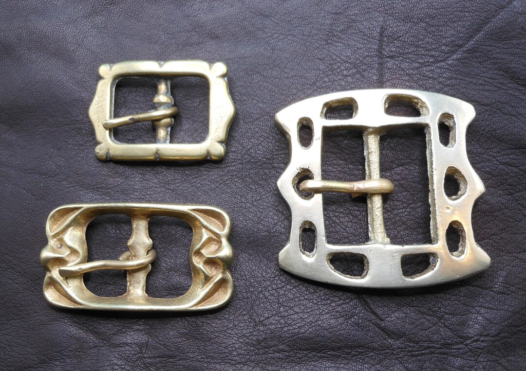 Brass Belt Buckles Vintage 1970's Hippie Style - Etsy