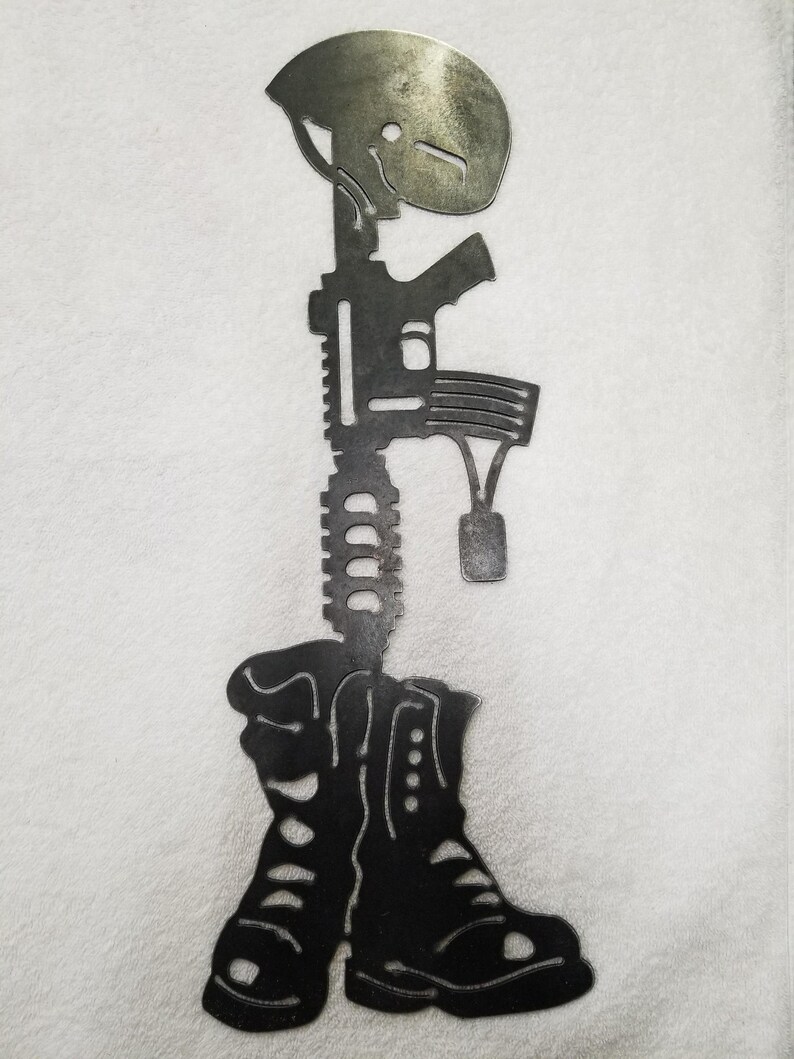 Fallen Soldier Metal Signs - Etsy