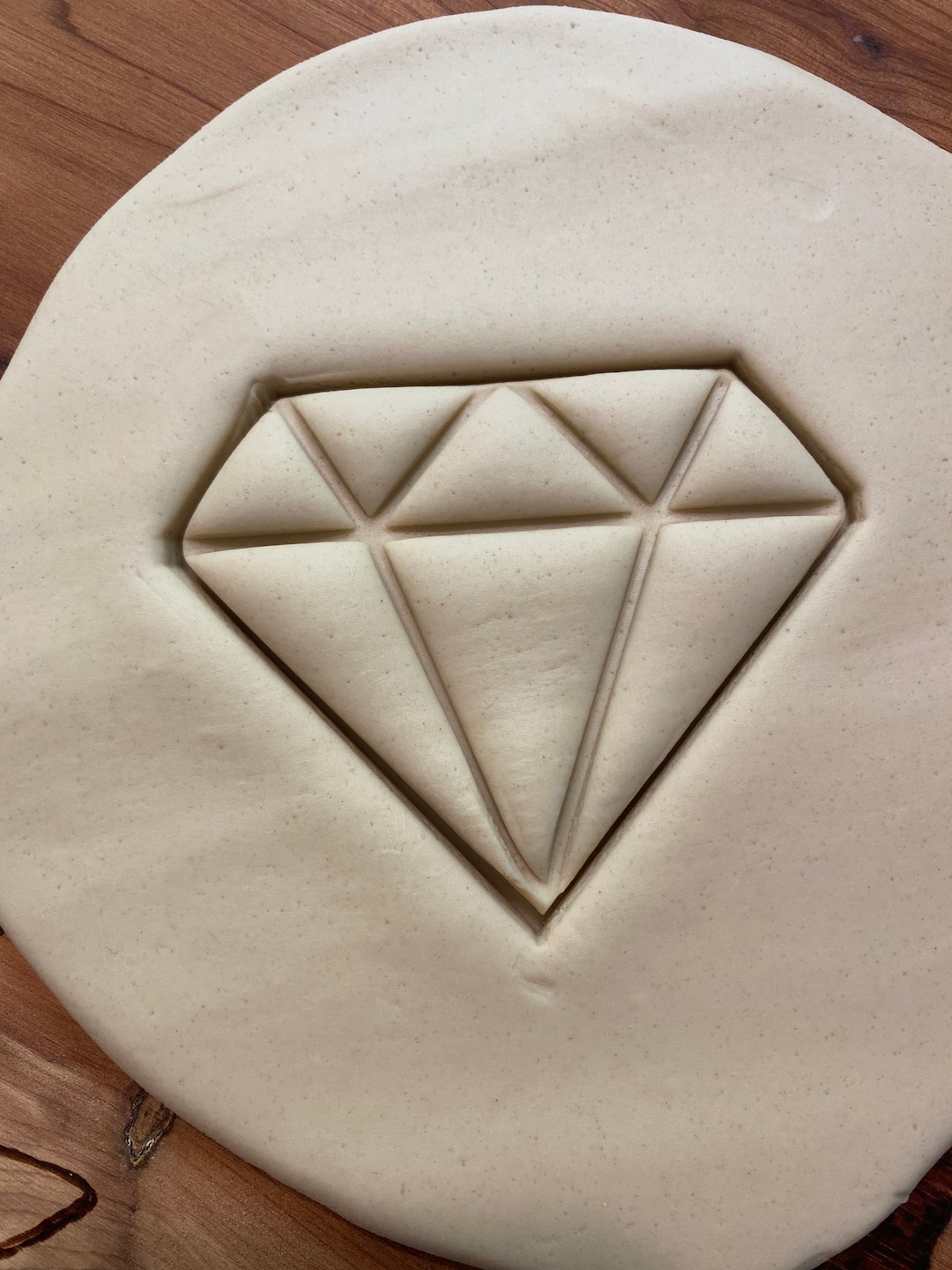 Diamond Cookie Cutter With Detail - Etsy