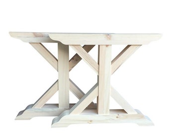 Seamless Trestle Table Frame Free Shipping Set of Two - Etsy