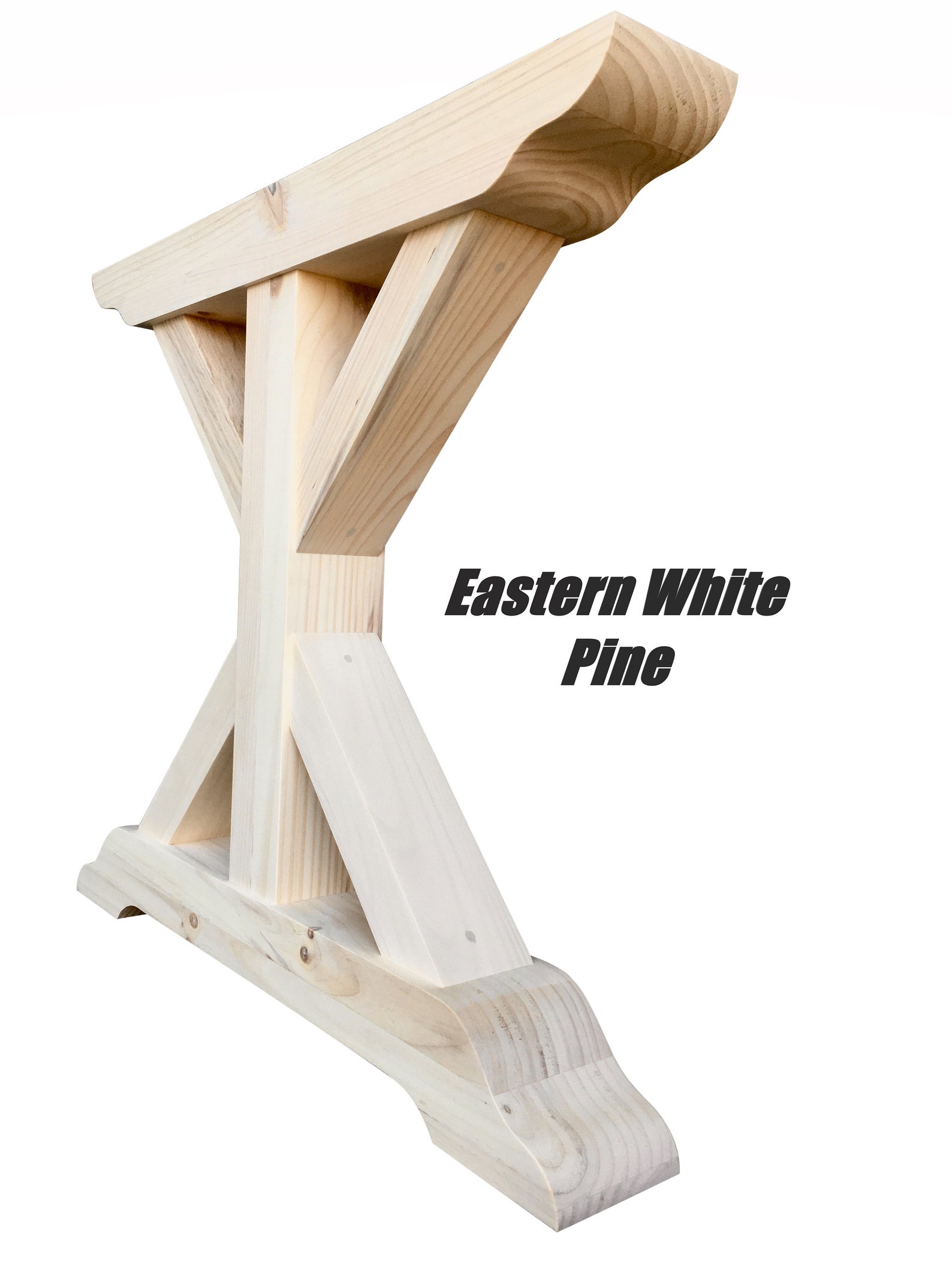 Seamless Trestle Table Frame, Free Shipping, Set of Two W/frame, Dining ...