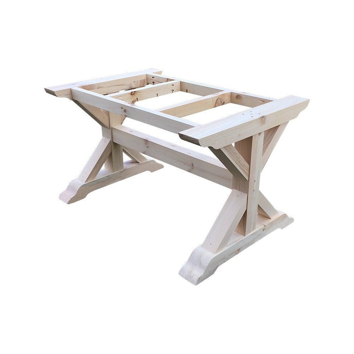 Seamless Trestle Table Frame Free Shipping Set of Two - Etsy