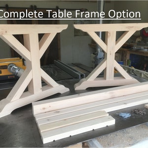Seamless Trestle Table Frame Free Shipping Set of Two - Etsy