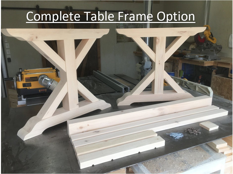 Seamless Trestle Table Frame Free Shipping Set of Two - Etsy Canada