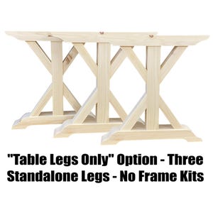 Triple Leg Seamless Trestle Table Frame, Free Shipping, Set of Three ...