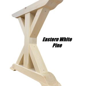 Seamless Trestle Table Legs, Farmhouse Dining Table Legs, Finish Sanded ...