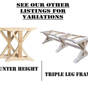 Seamless Trestle Bench Legs, Free Shipping, Set of Two, Dining Bench ...