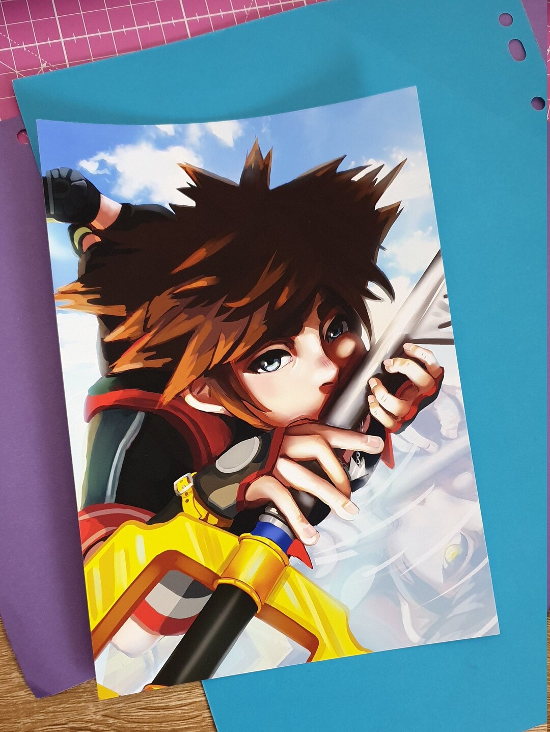 Kingdom Hearts Sora the Final World A5/A4/A3 Poster Print - Etsy