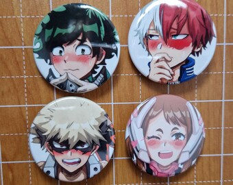 My Hero Academia Buttons - Etsy