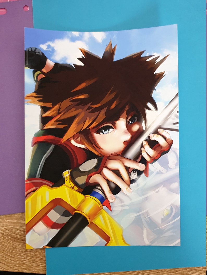 Kingdom Hearts Sora the Final World A5/A4/A3 Poster Print - Etsy