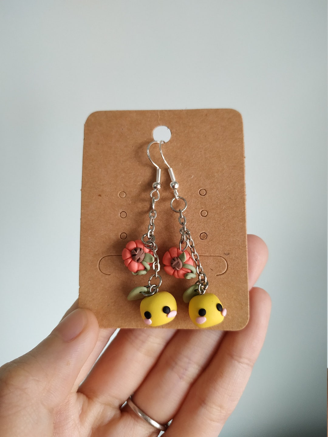 Seasonal Junimo Dangle Earrings (more Colours/combi in Listing!) - Etsy