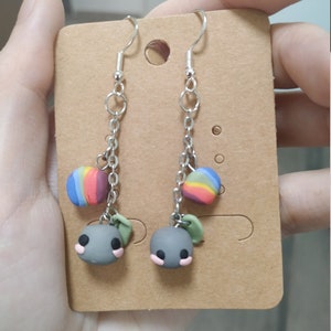 Seasonal Junimo Dangle Earrings (more Colours/combi in Listing!) - Etsy
