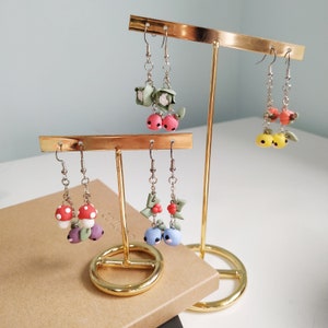 Seasonal Junimo Dangle Earrings (more Colours/combi in Listing!) - Etsy