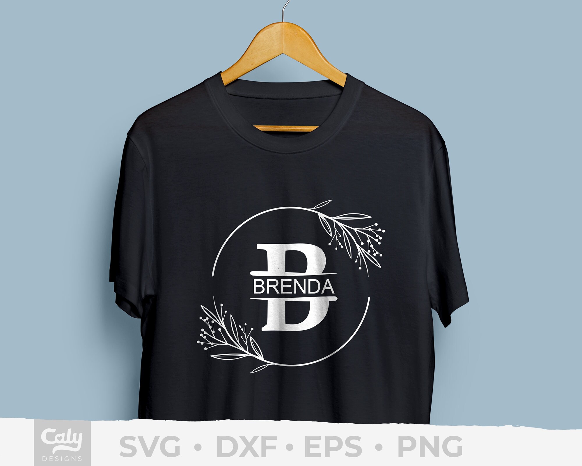 Alphabet First Name Monogram SVG Split Monogram Frame Vector - Etsy