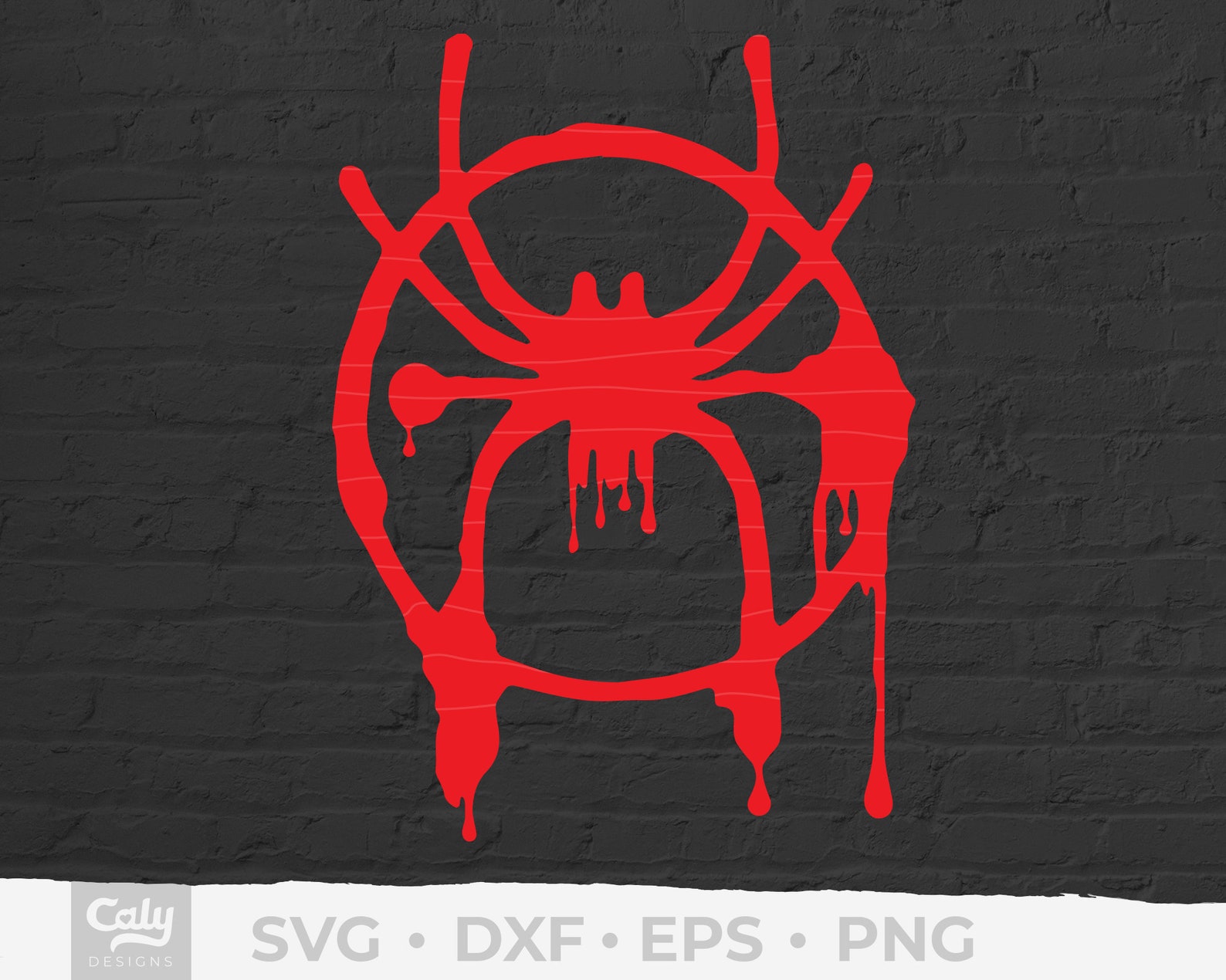 Miles Morales Spider Spray Paint SVG, Print Cut File for Silhouette and ...