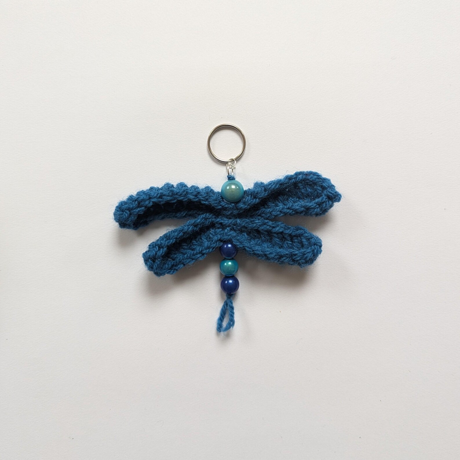 Dragonfly Keychain - Handmade Crochet Charm Keyring - Etsy