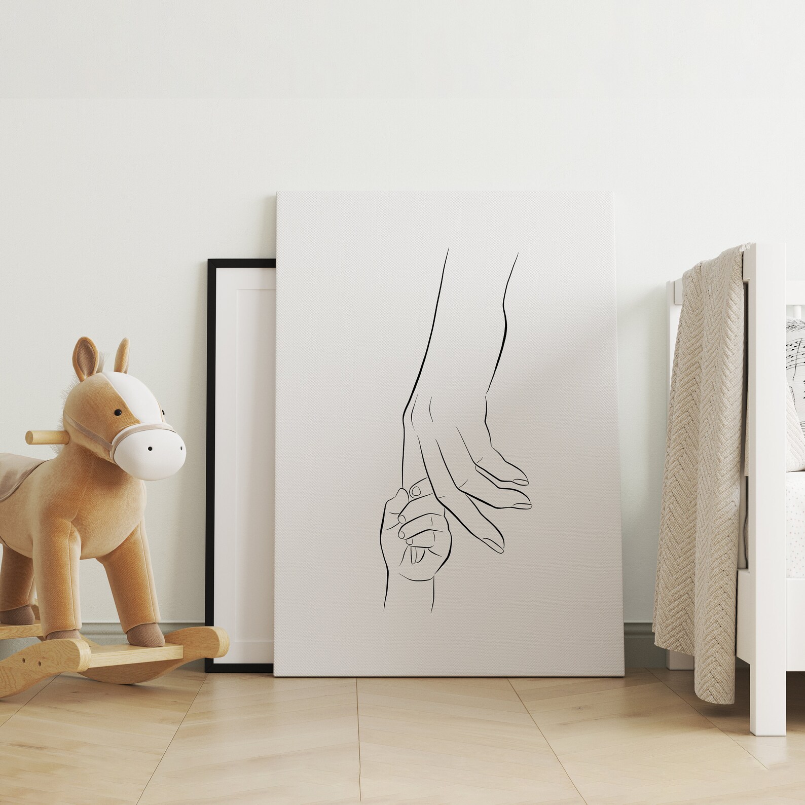 Hands Line Drawing Baby Hand Line Art One Line Hands Mother - Etsy