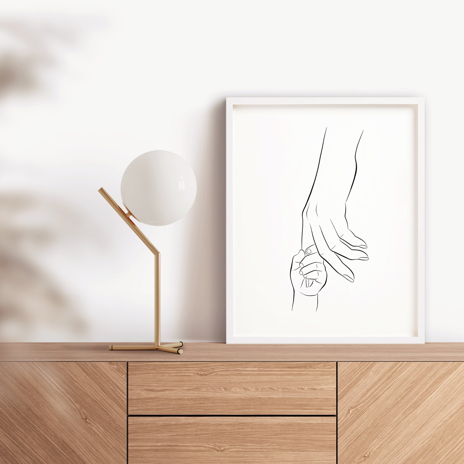Hands Line Drawing Baby Hand Line Art One Line Hands Mother - Etsy