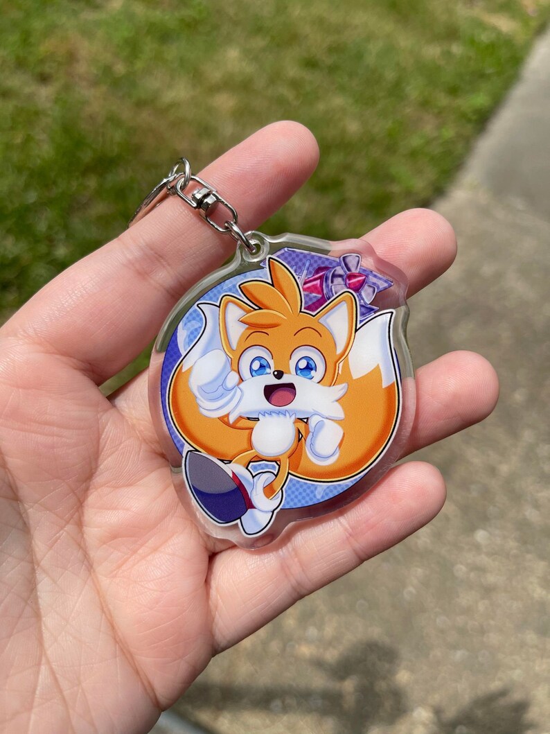 Sonic and Friends Acrylic Keychains : Kawaii Cute Chibi Fanart - Etsy