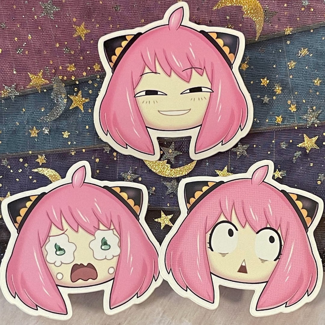 Anya Sticker Pack : Cute Vinyl Stickers Die Cut Sticker - Etsy