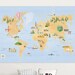 Landmark World Map, Landmarks Wall Art, Kids World Map Print, Nursery ...