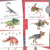 Christmas Dinosaur Gift Tags Printable Dino Holiday Tags Digital ...