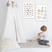Camping Alphabet and Number Poster Set Baby Shower Gift - Etsy